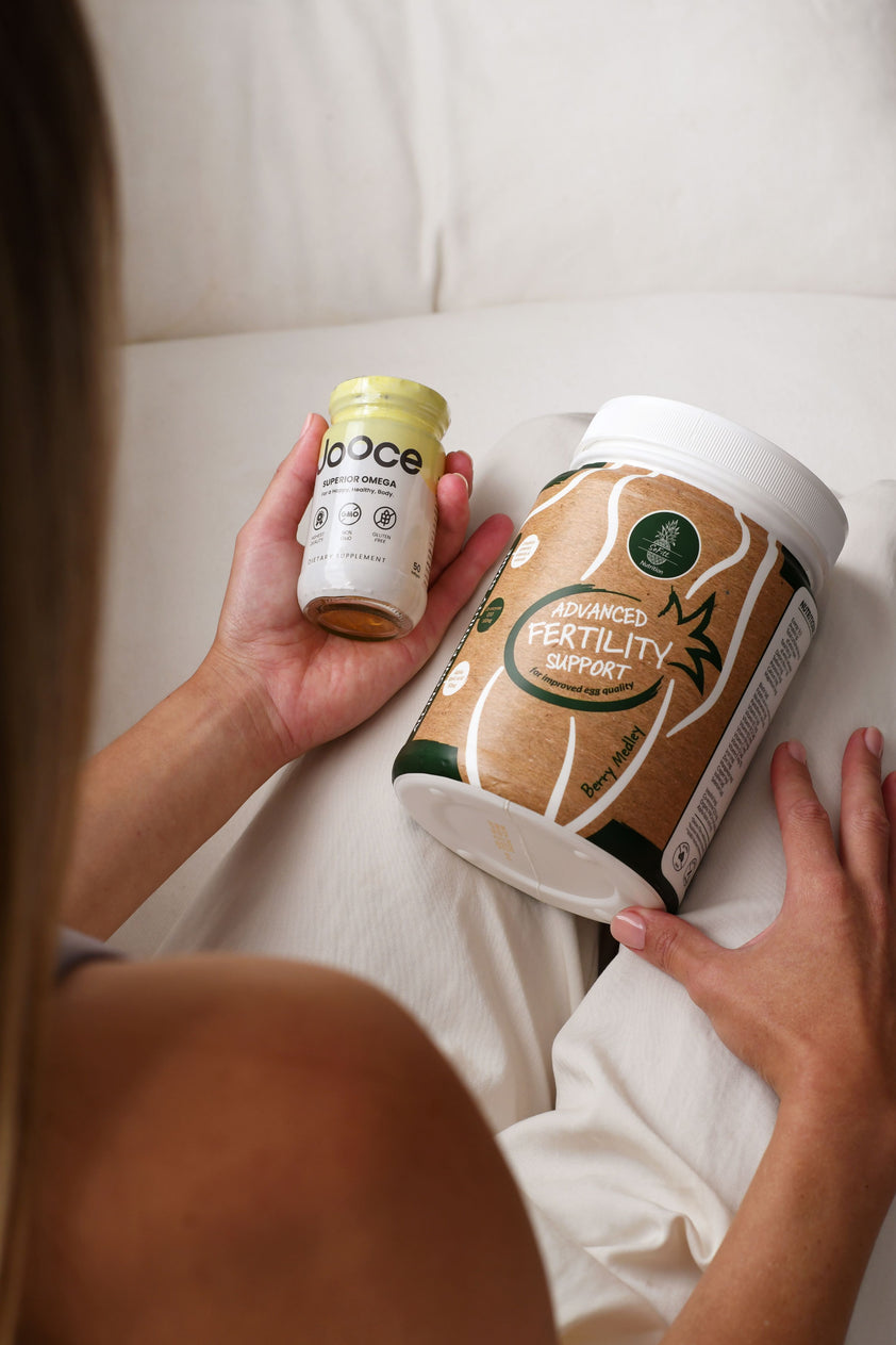 Advanced Fertility Support Shake + Omega-3 • Egg Quality, Hormone Bala ...